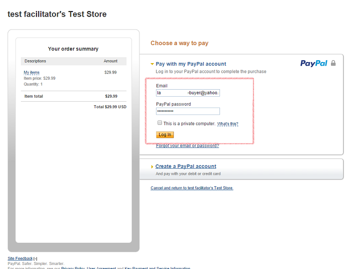 PayPal - Express Checkout | DNN Sharp Documentation Center
